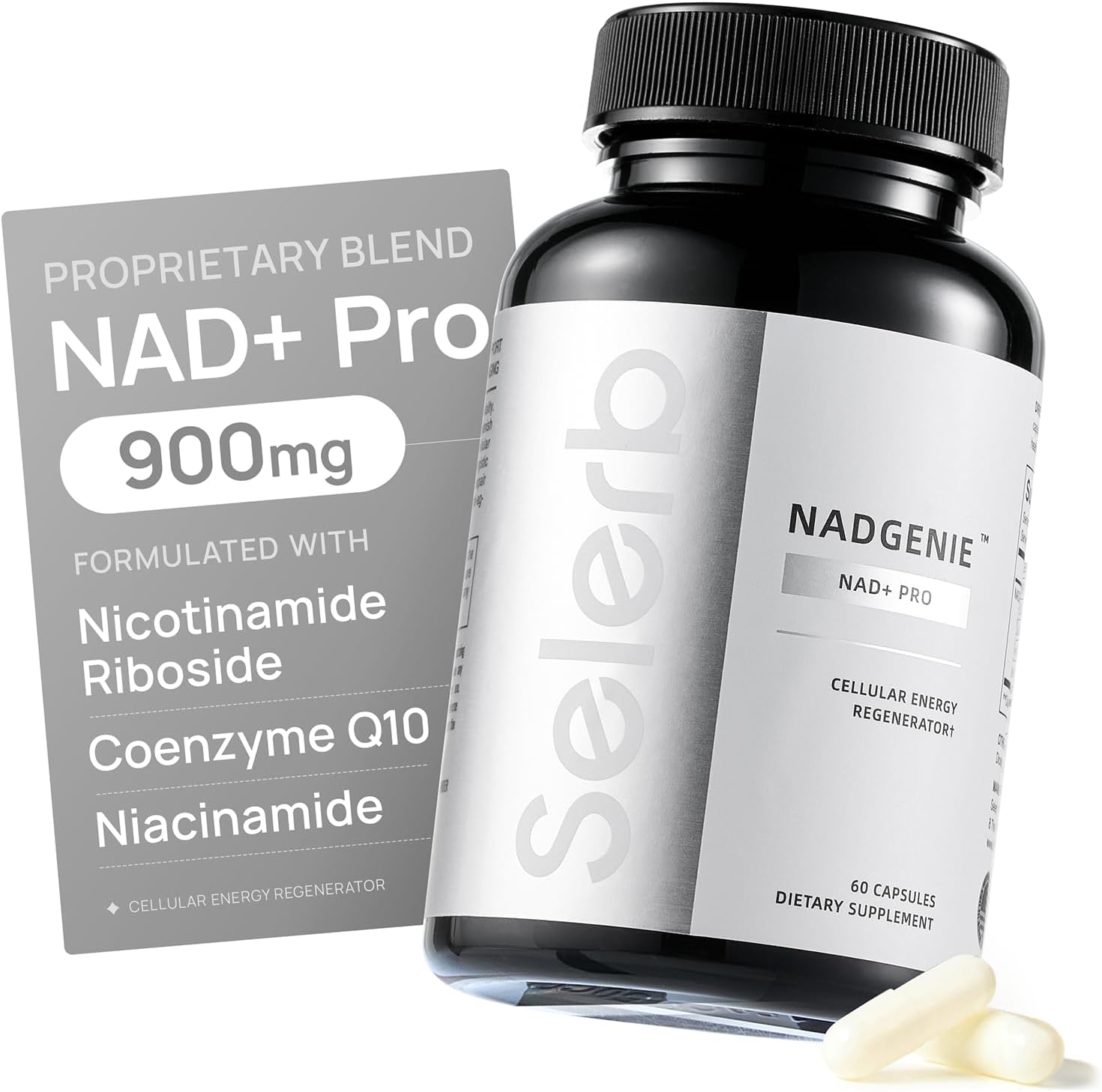 Amazon.com: Selerb NR900 - NAD+ Supplement for Skin Aging Support ...