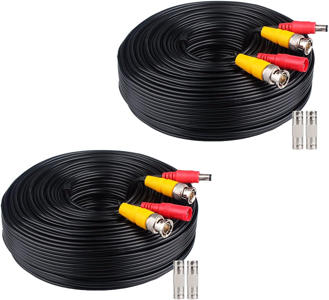 Amazon.com : WILDHD BNC Cable, 2x200ft All-in-One Siamese Video and ...