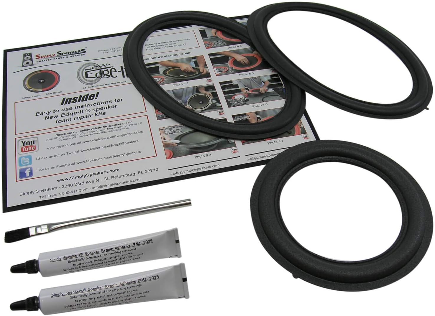 Amazon.com: Simply Speakers Speaker Repair Kit Compatible The 2003-2009 ...