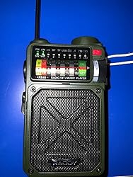 Amazon.com: Raddy RE40 Portable Shortwave Radio FM/AM/SW/WB Receiver ...