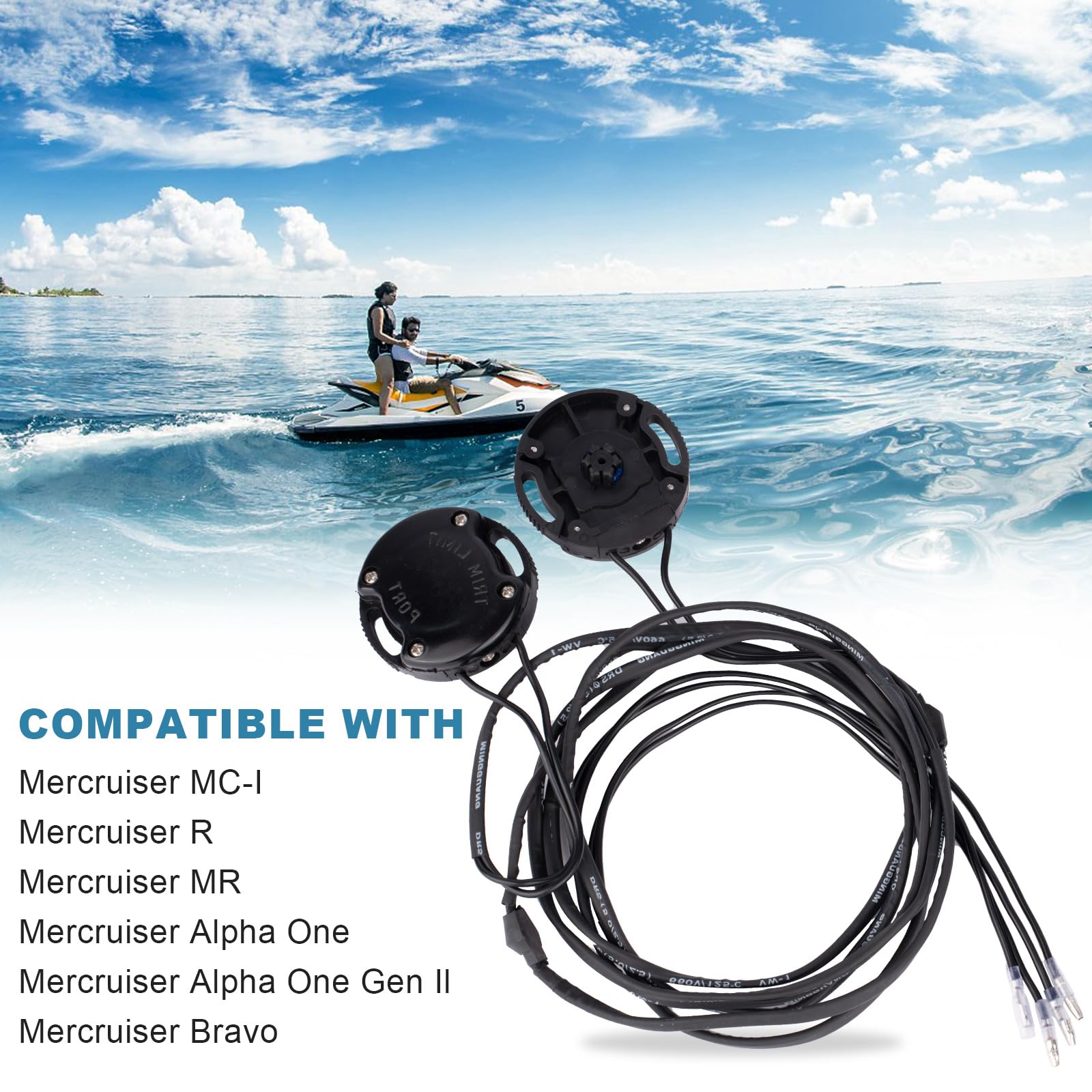 Alpha One Gen II Trim Switch MerCruiser Power Trim Sender & Limit ...