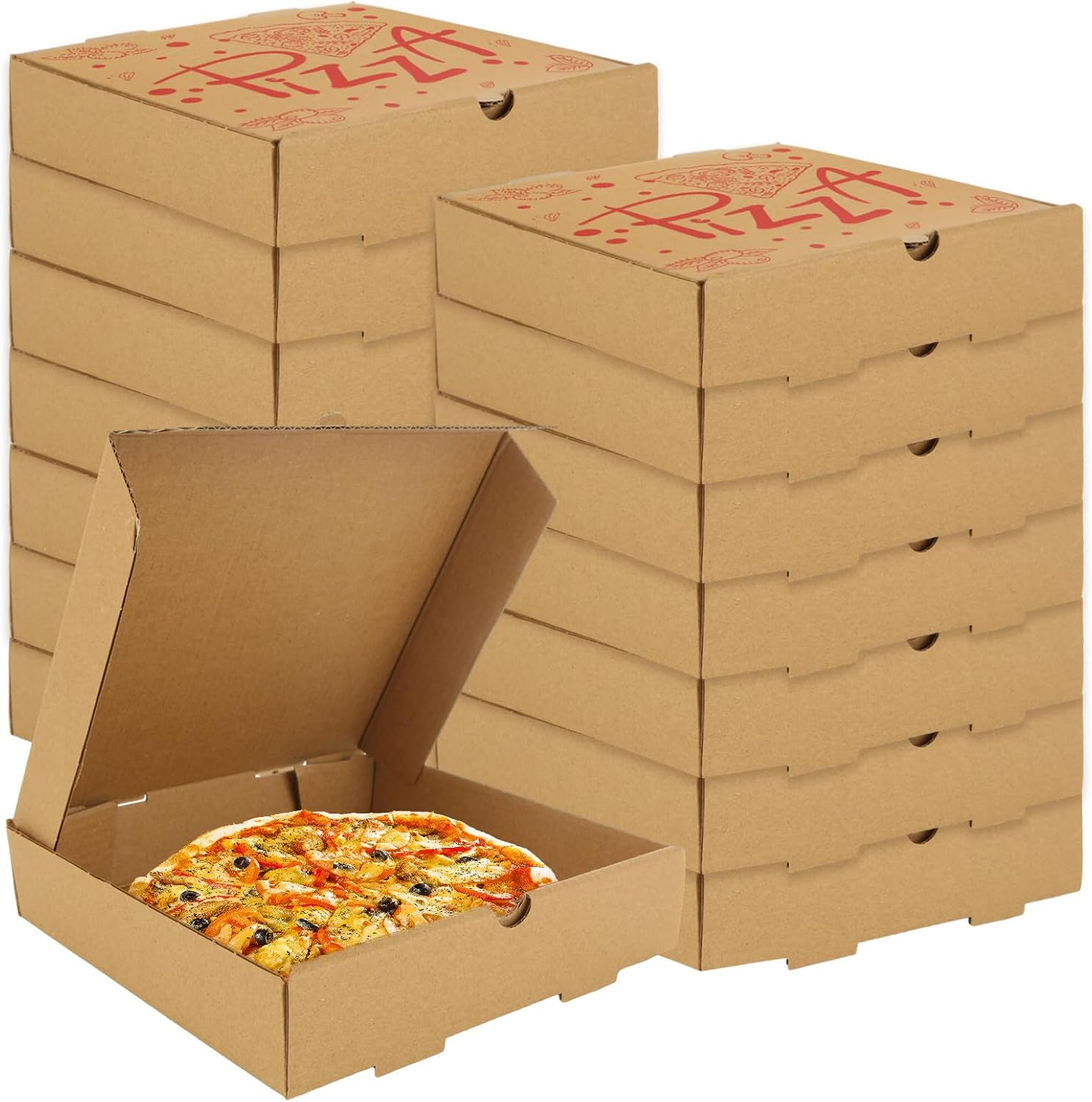 Amazon.com: GBACHOOSE 30 Pack Mini Pizza Boxes, 7.3 x 7.3 x 1.6 Inch ...