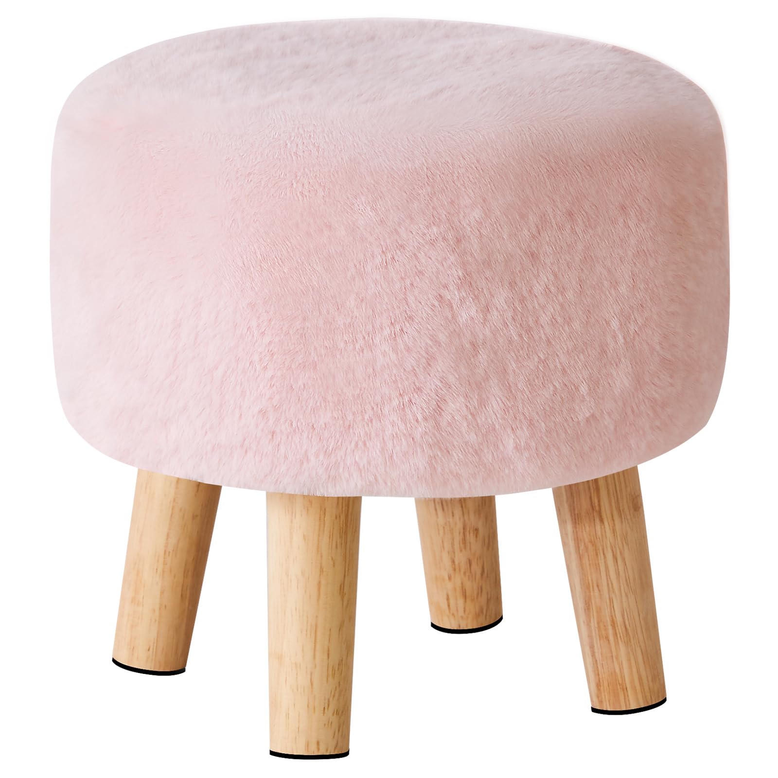 YMYNY Tabouret Pouf Ottoman Moderne, Petit Ottoman, Tabouret en Bois ...