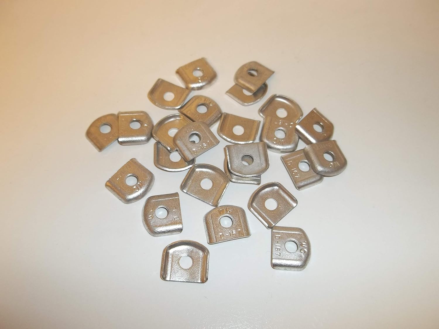 100 pcs, Metal Retaining Clip for Plastic Cable P Clamps, WC D-167 ...