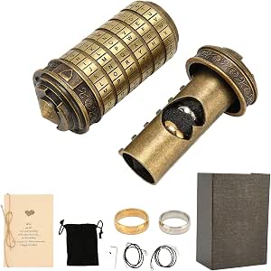 Romantic Letter Password Lock Toy, Wearable Zinc Alloy Material, DIY ...