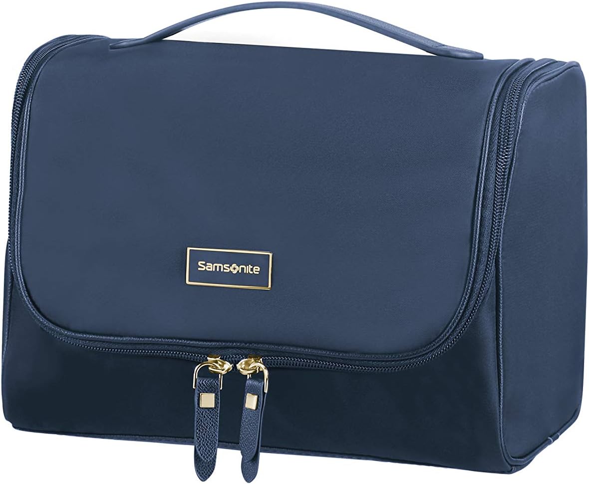 Amazon.com: Samsonite Toiletry Bag, Blue (Dark Navy), 26 Centimeters ...