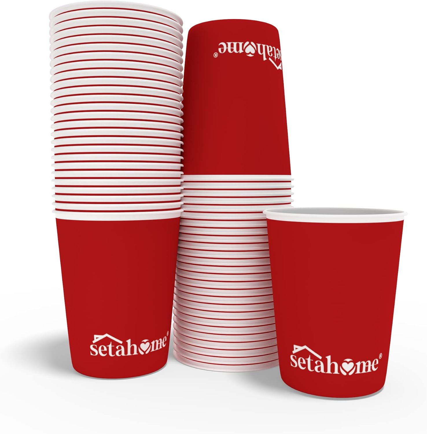 general merchandising 50 Coloured Paper Cups, 250 ml, Food Grade ...