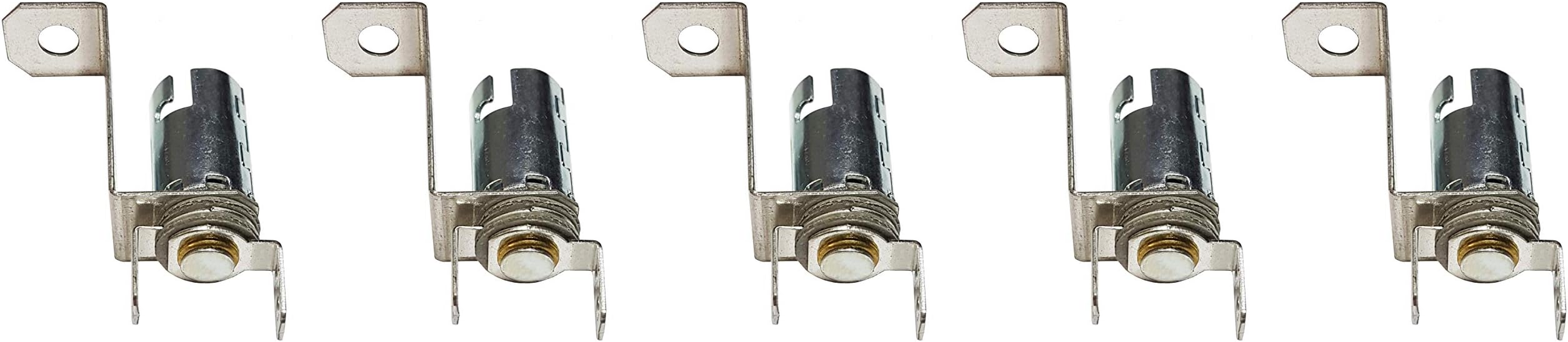 BA9s Bayonet Lamp Holder Bulb Socket, 1-1/8" Bracket for Bally Gottlieb ...