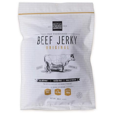 Amazon.com: People's Choice Beef Jerky - Old Fashioned - Original ...