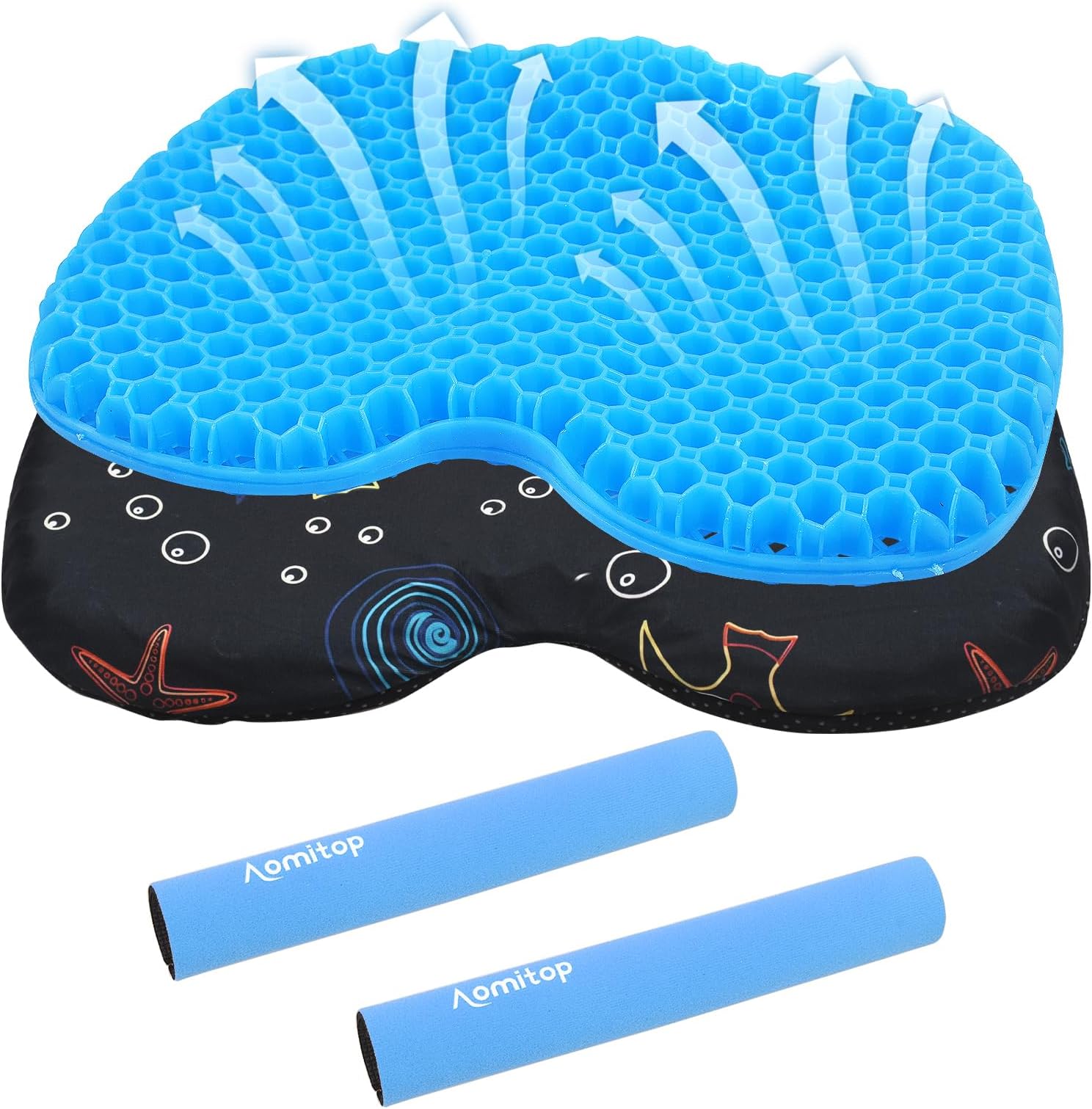 Amazon.com: Fesasn Kayak Cushion Seat Pad,Anti Slip Kayak Gel Seat ...