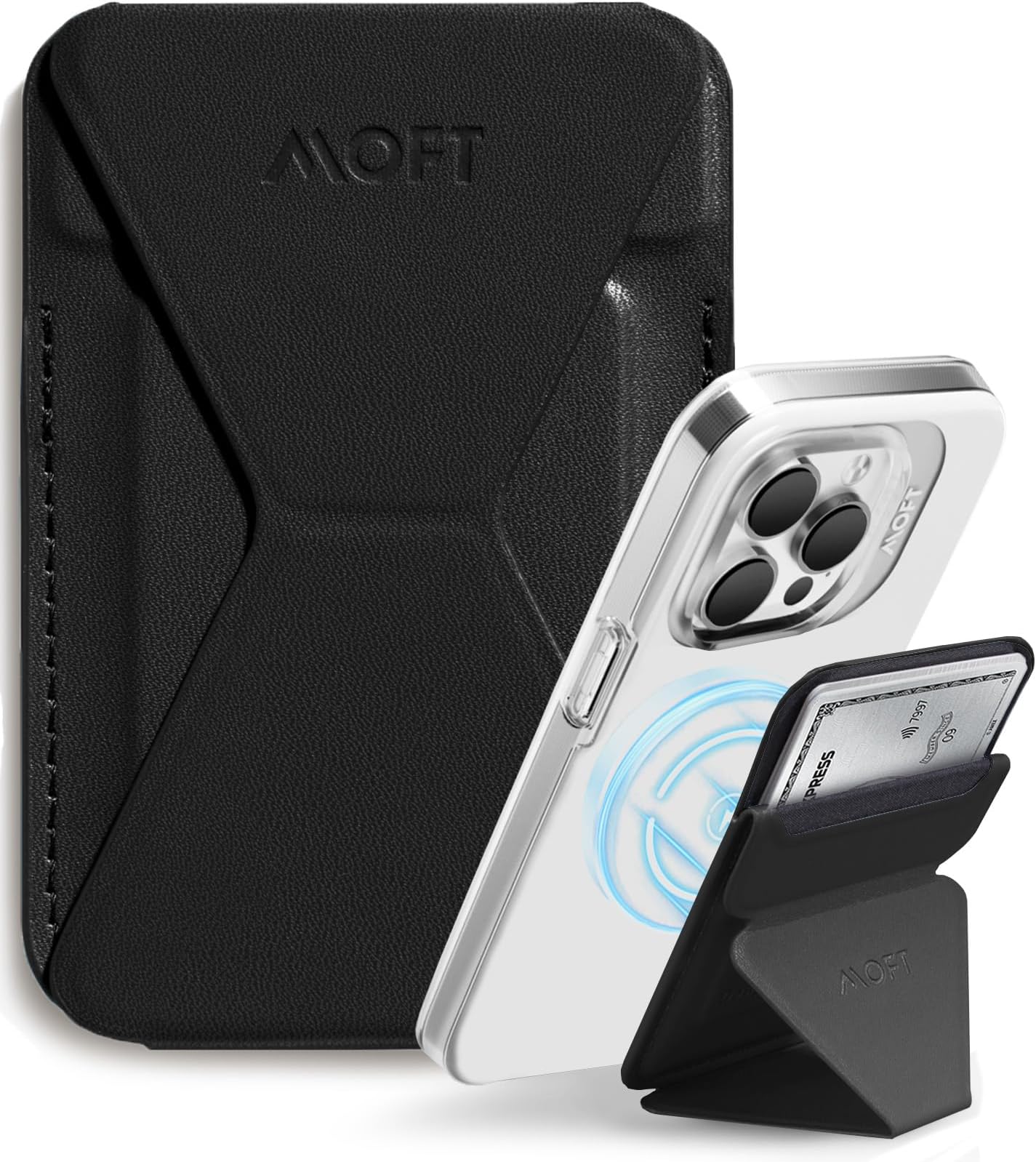 Amazon.co.jp: MOFT MagSafe対応 【MOVAS™/耐久強化版】 マグネットスマホスタンド iPhone 15Pro ProMax/14/13/12シリーズ用 Snap ...