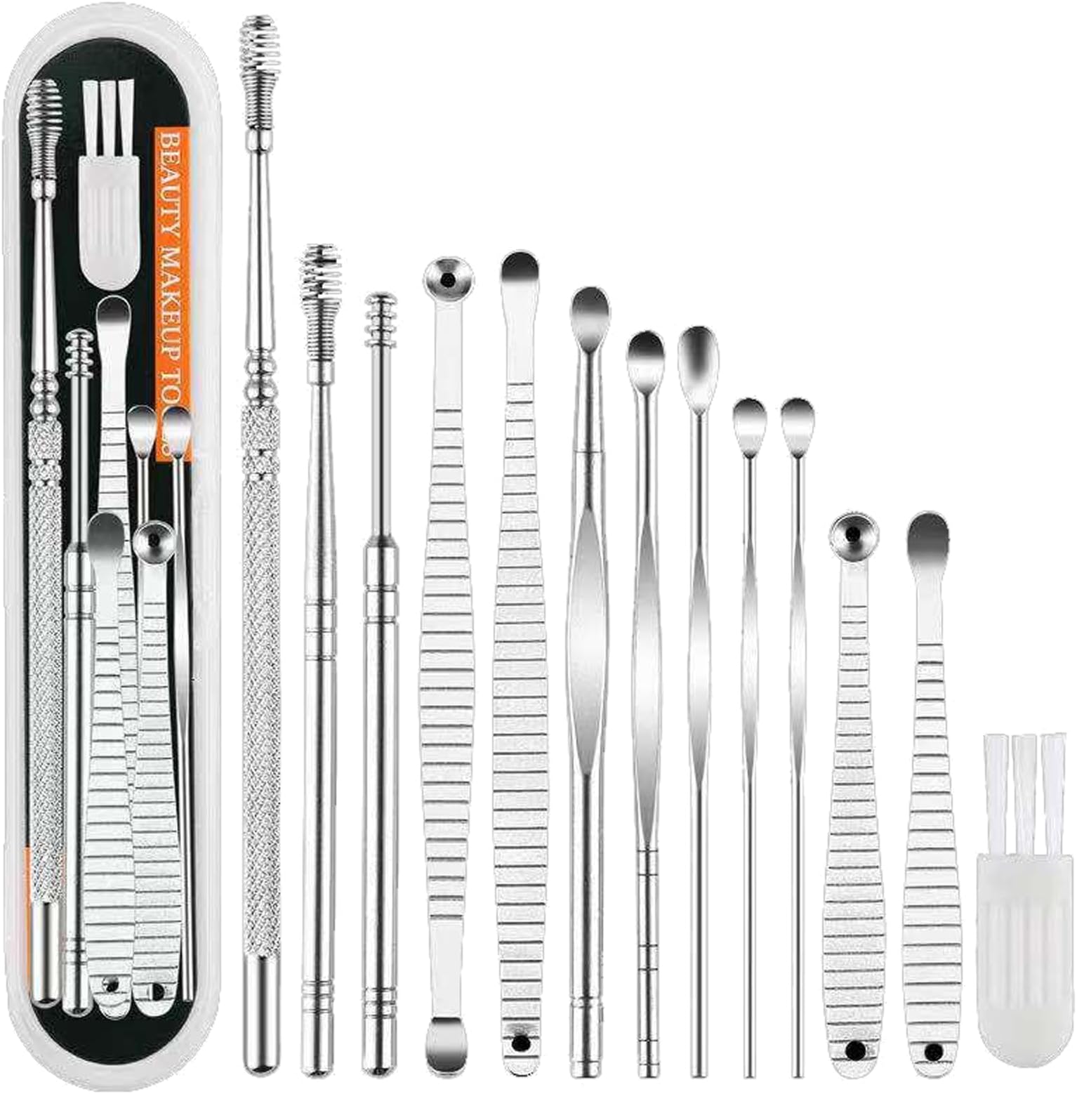 Amazon.com: 7 Pcs Ear Pick Earwax Removal Kit 360° Spiral Design Ear ...