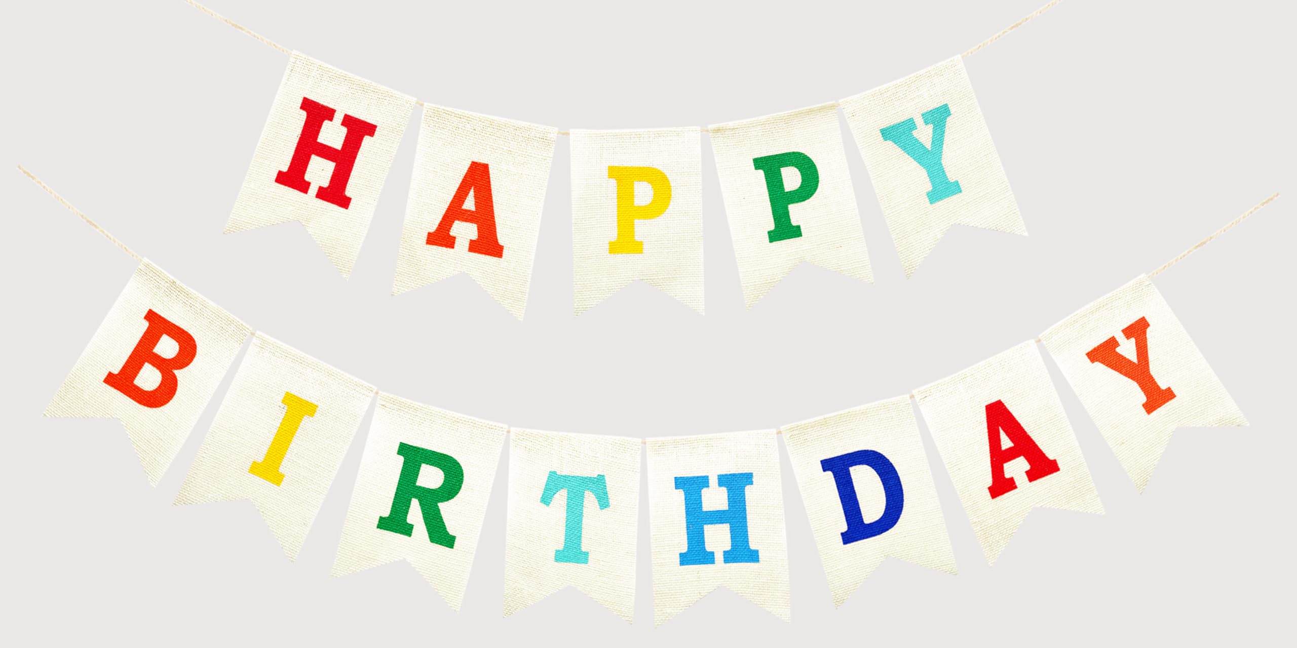 Birthday Triangle Banner Clipart