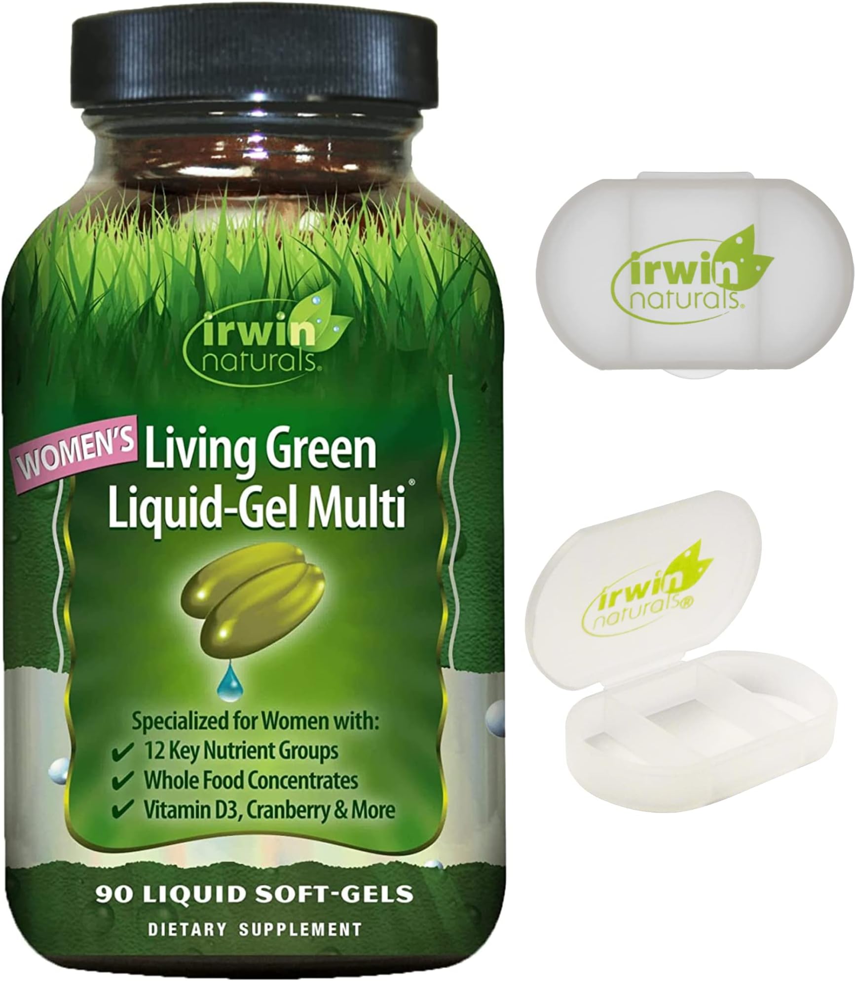 Amazon.com: Irwin Naturals Men's Multivitamin - Living Green Liquid-Gel ...
