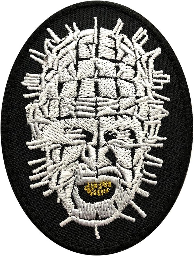 Amazon.com: Hellraiser Pinhead Embroidered Hook Fastener 3 inch Patch ...