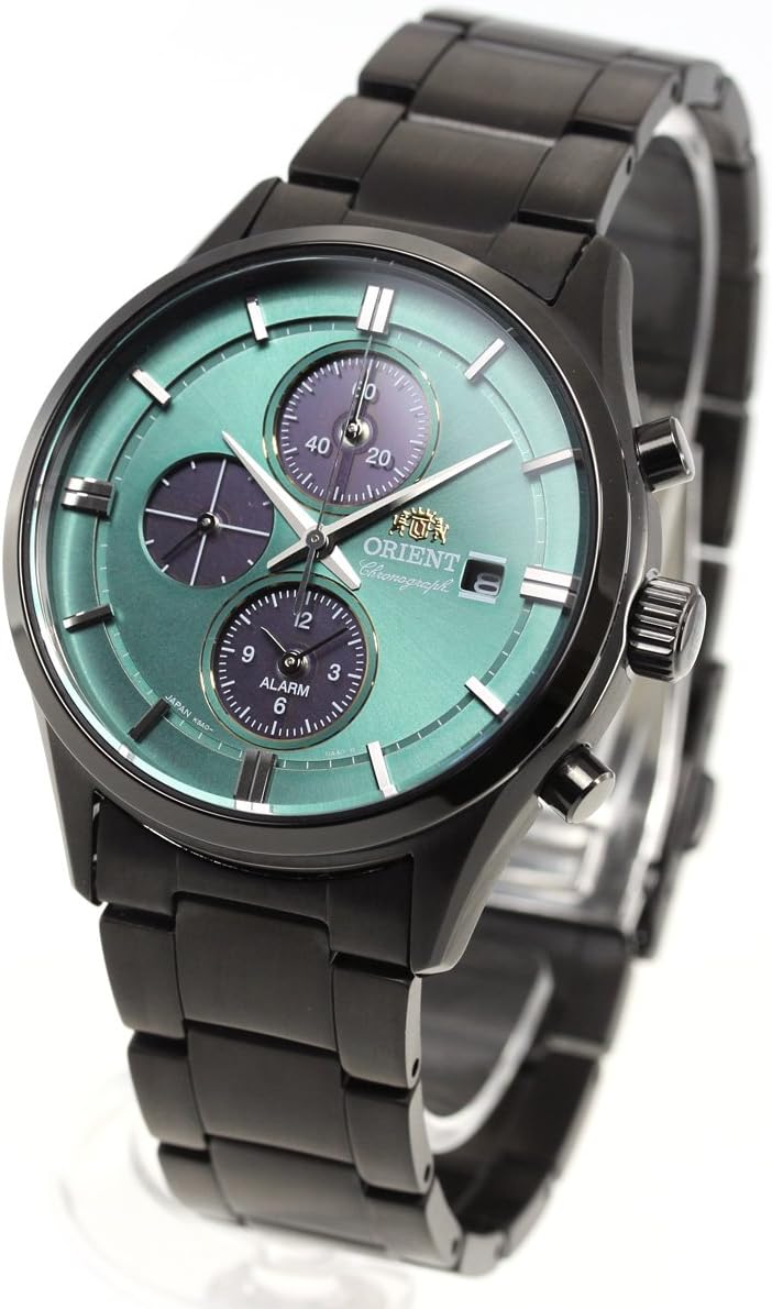 Amazon.com: [Orient] Reloj cronógrafo contemporáneo Orient LightCharge ...