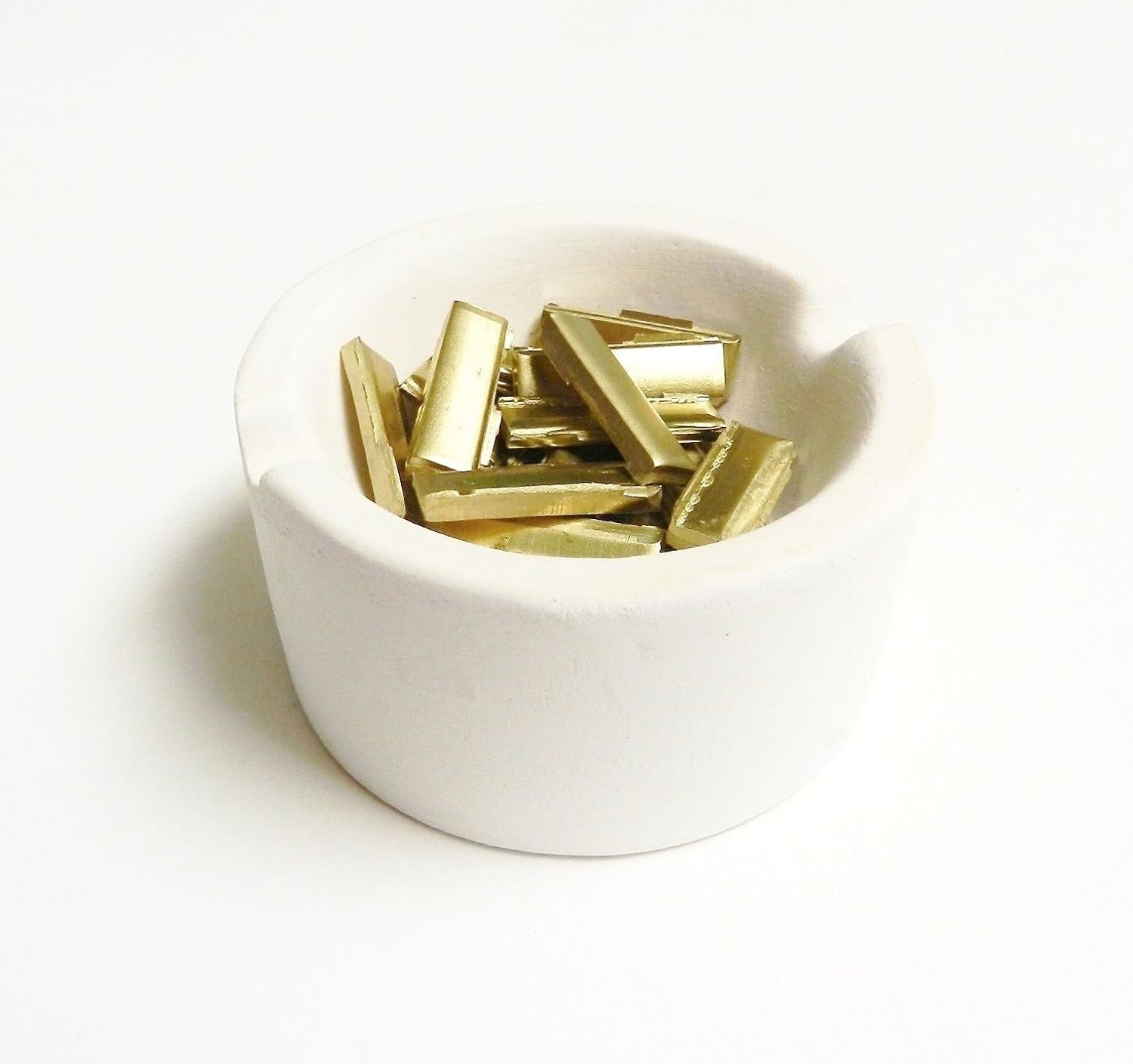 Amazon.com: Melting Crucible Dish Round Cup Fused Silica for Gold ...