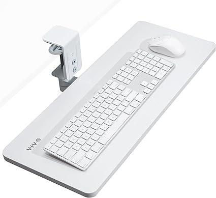Amazon.com : VIVO Clamp-on 25 x 10 inch Rotating Computer Keyboard and ...