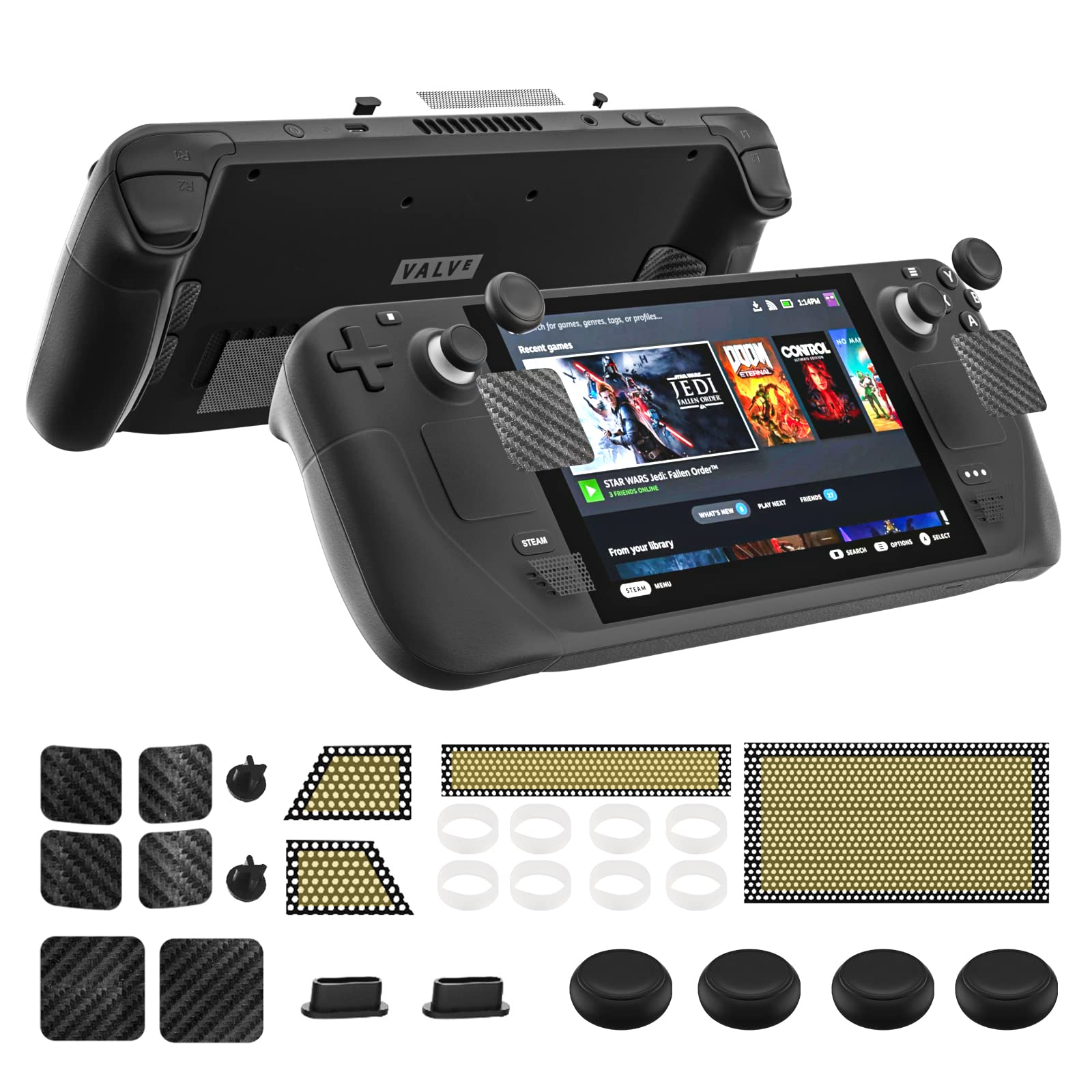 Buy Steam Deck Accessories, Steam Deck Track Pad Stickers, Steam Deck ...