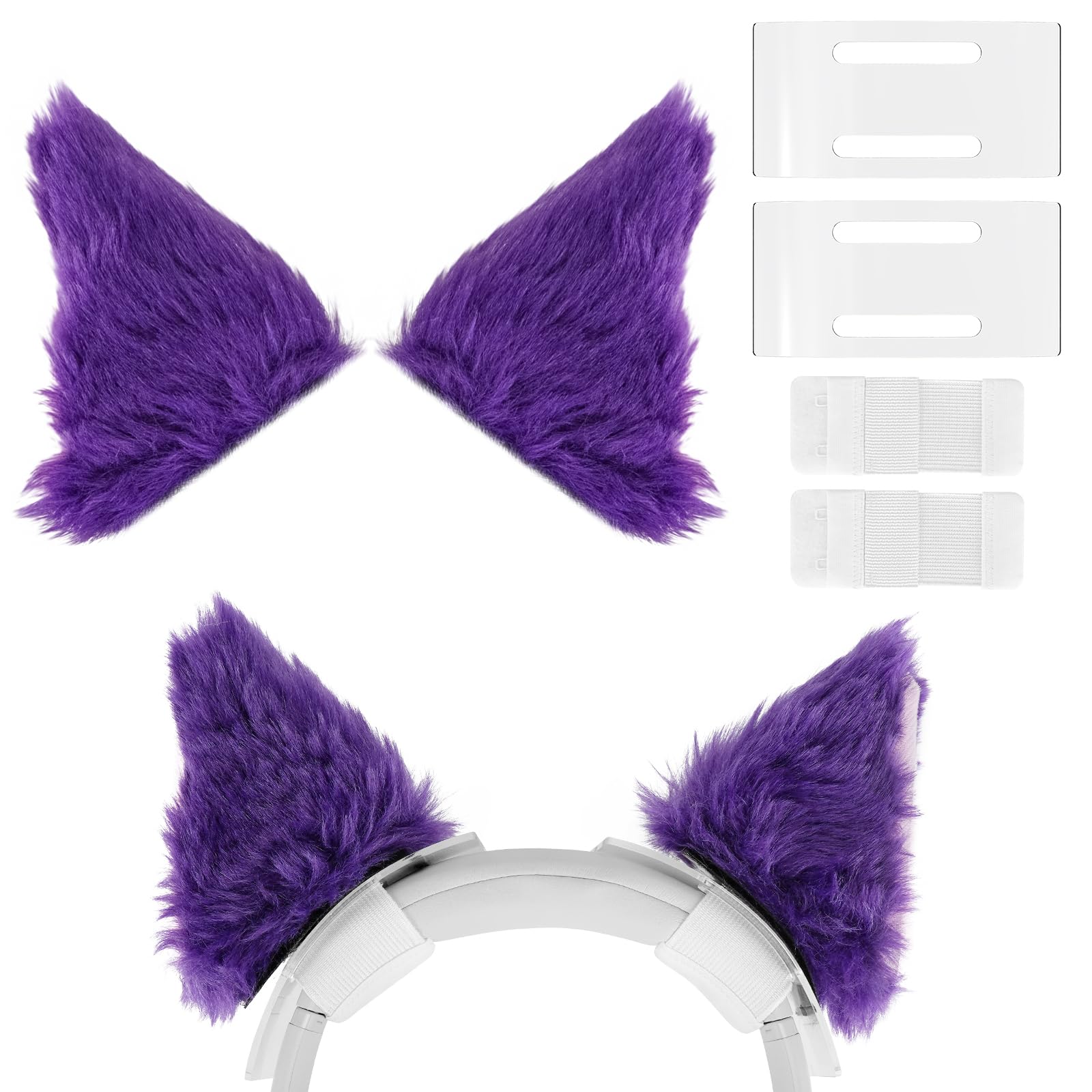 Amazon.com: Geekria NOVA Headphone Headband Spacer+Cat Ears Attachment ...