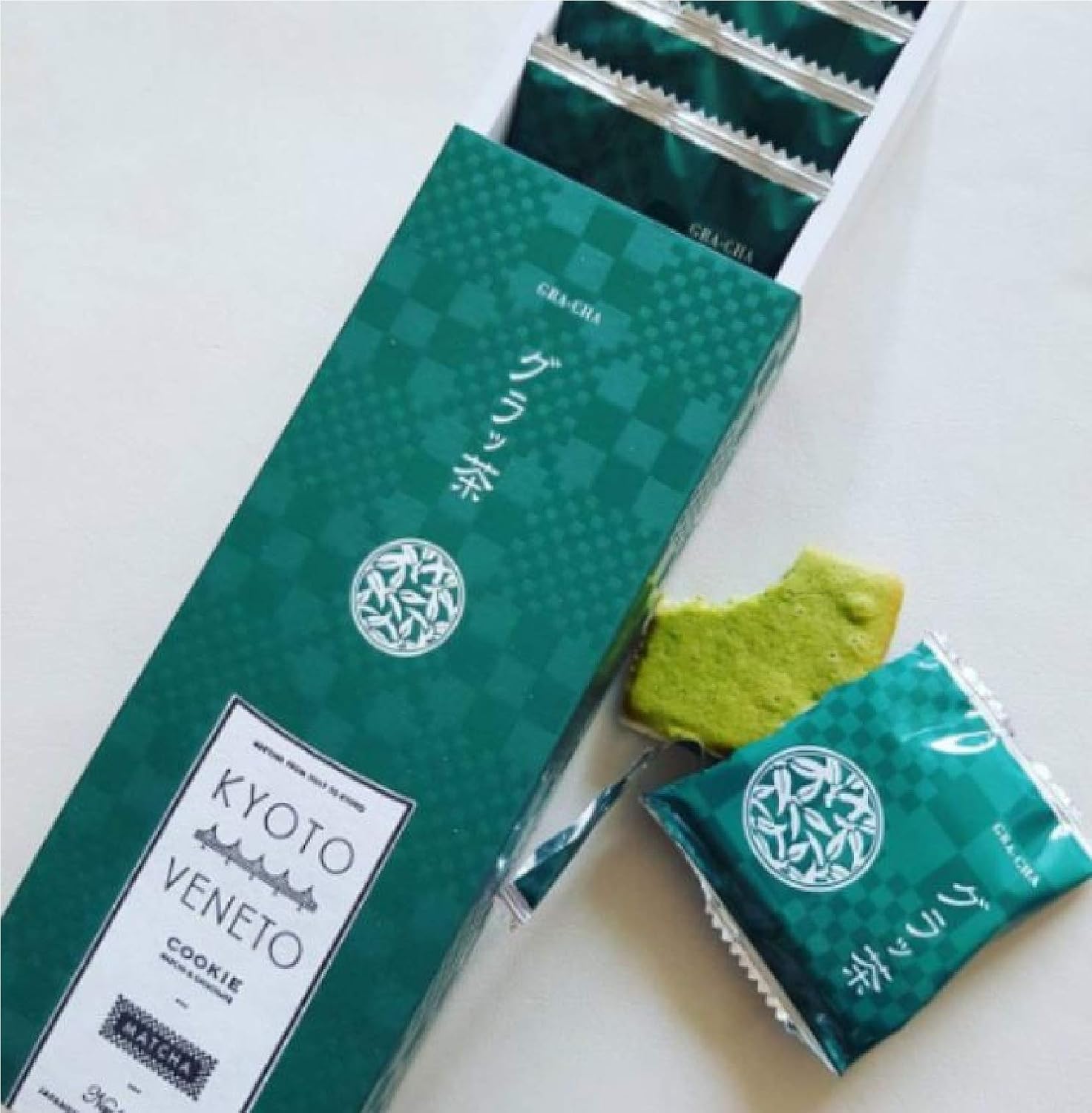 Amazon | 京都限定 京都菓子 京都土産 イタリアx日本 京都ヴェネト Italy KYOTO VENETO Cookie Matcha ...
