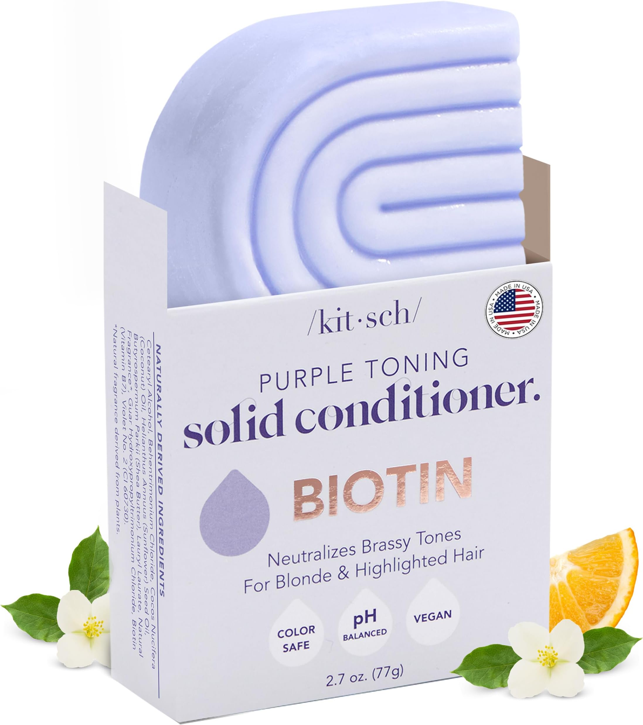 Amazon.com : Kitsch Toning Purple Conditioner For Blondes & Color ...