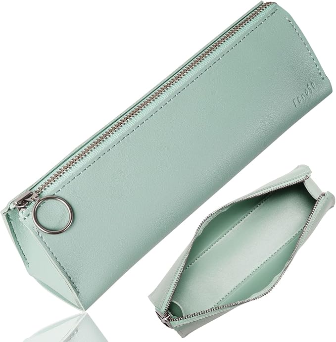 Amazon.co.jp: 【文具のとびら掲載】 penogo 筆箱 シンプル ペンケース スリム おしゃれ 大人 女性 YKKファスナー コンパクト (ブルーグリーン) : 文房具・オフィス用品