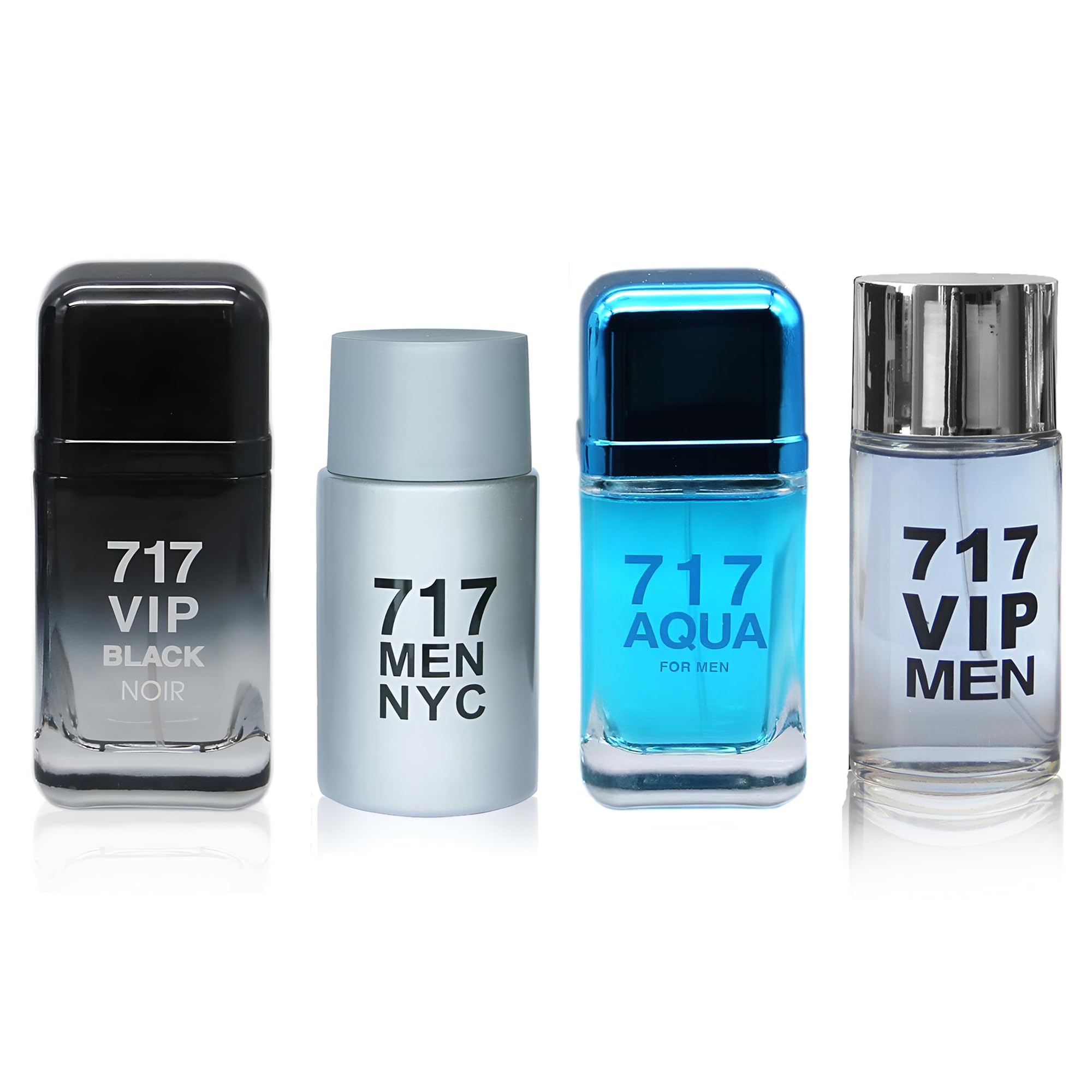 Amazon.com : AFLUXE Men's Cologne 717 Men Set Wonderful Multi Scent Eau ...