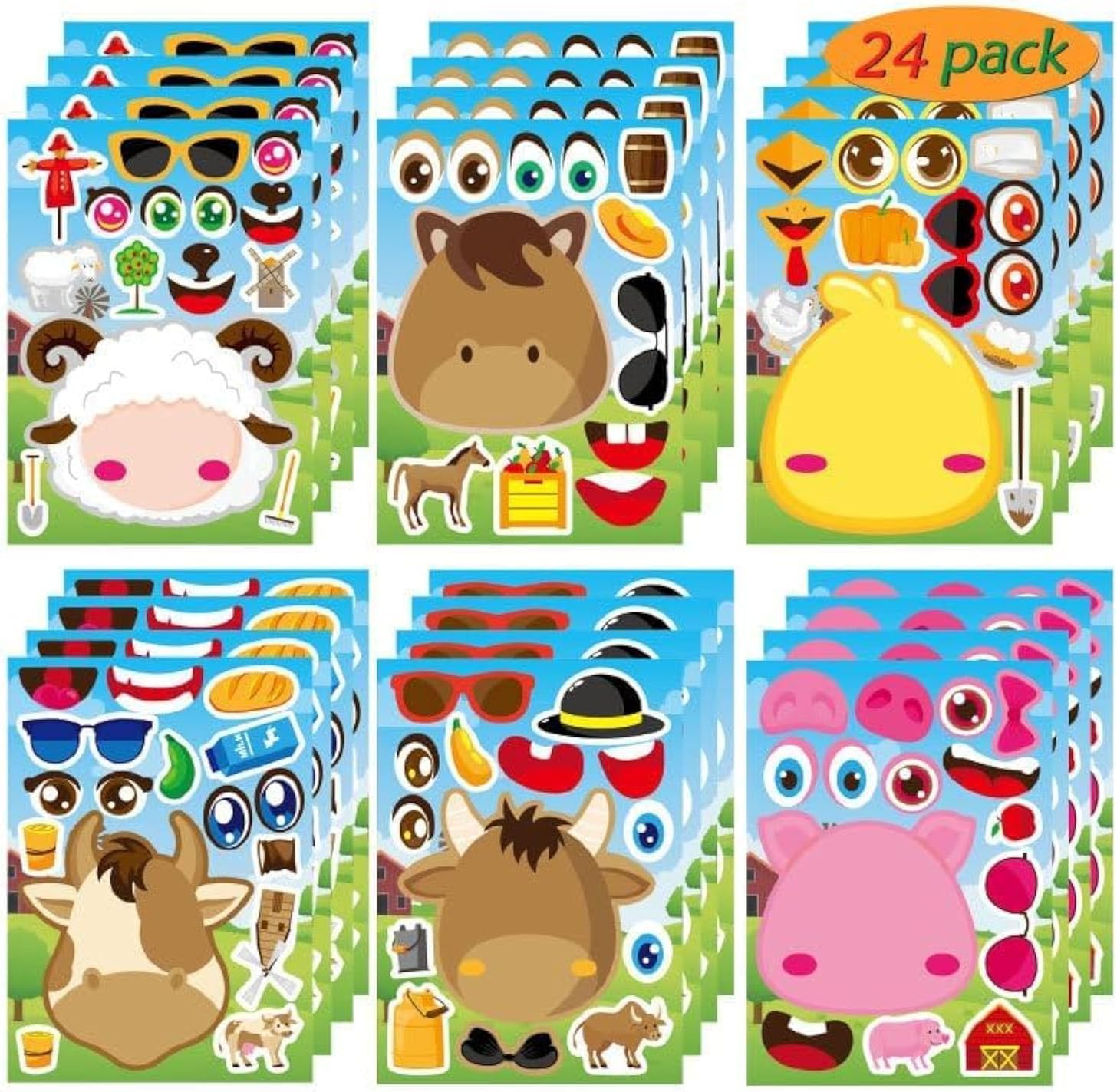 36Pcs Make Your Own Number Toys Stickers Thailand | Ubuy