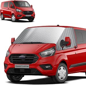 MaxAwe Front Windscreen Wrap Cover for Ford Transit Custom, Upgraded ...