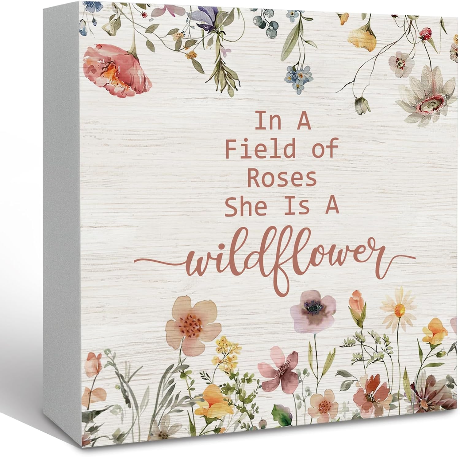 Amazon.com: KFXHANGD In a Field of Roses She Is a Wildflower ...