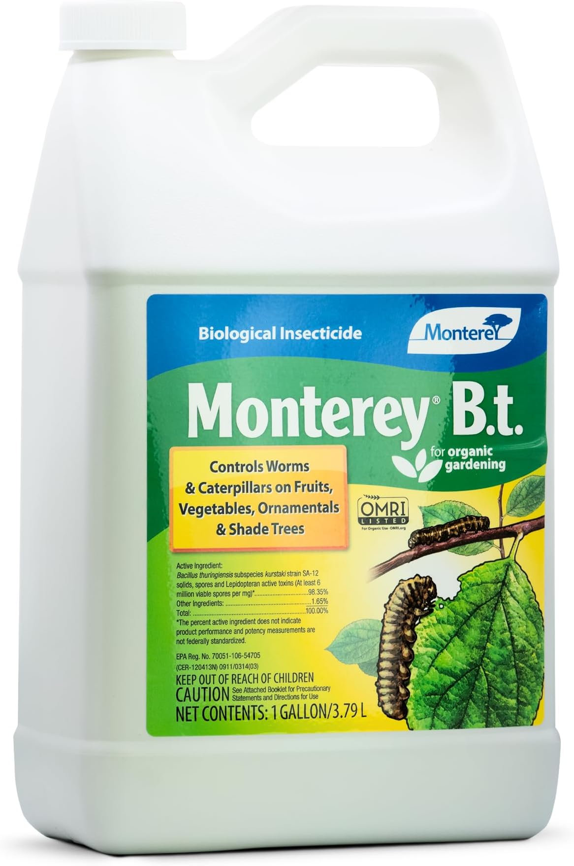 Amazon.com: Southern Ag Thuricide BT Caterpillar Control, 16oz - Pint ...