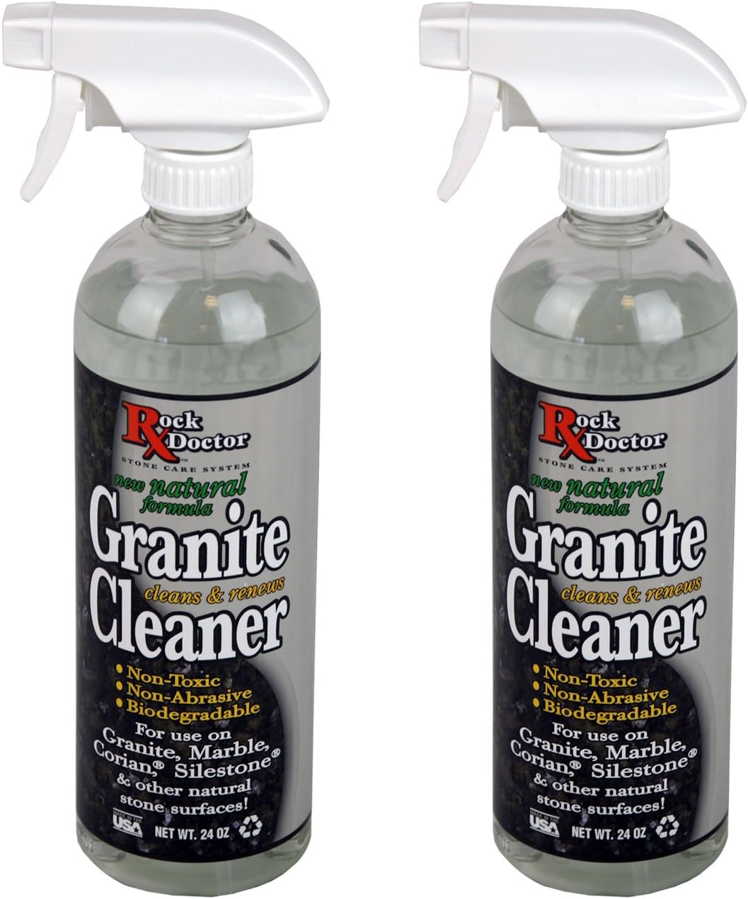 Amazon.com: Rock Doctor 24 Fl oz Natural Granite Cleaner Spray, Cleans ...