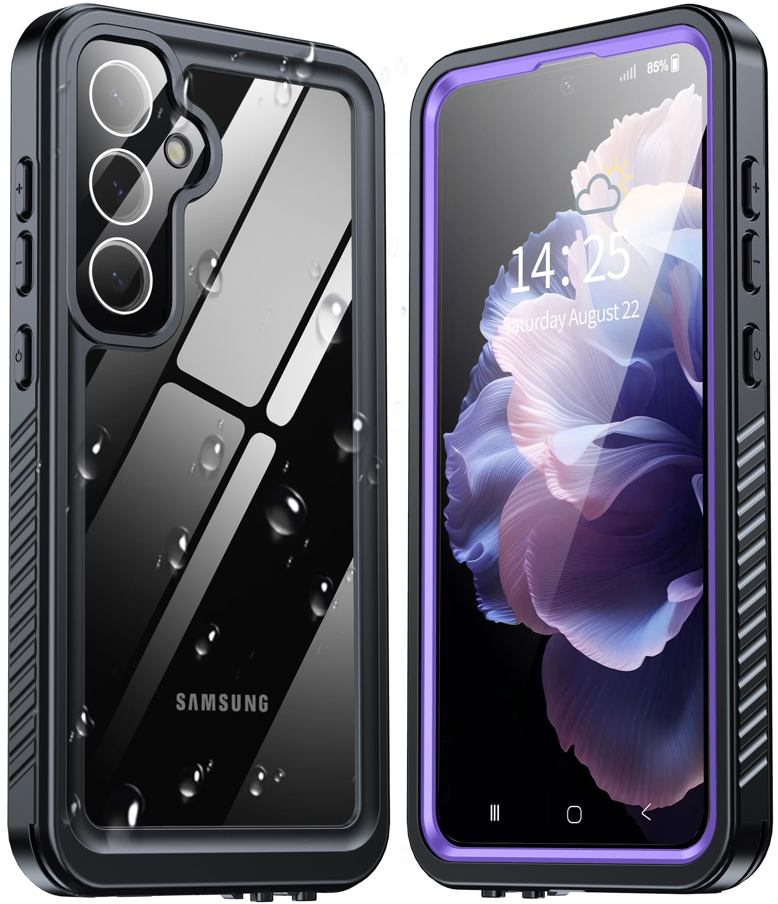 Snapklik.com : ANTSHARE For Samsung Galaxy S24 Plus Case Waterproof, Built-in Lens & Screen ...