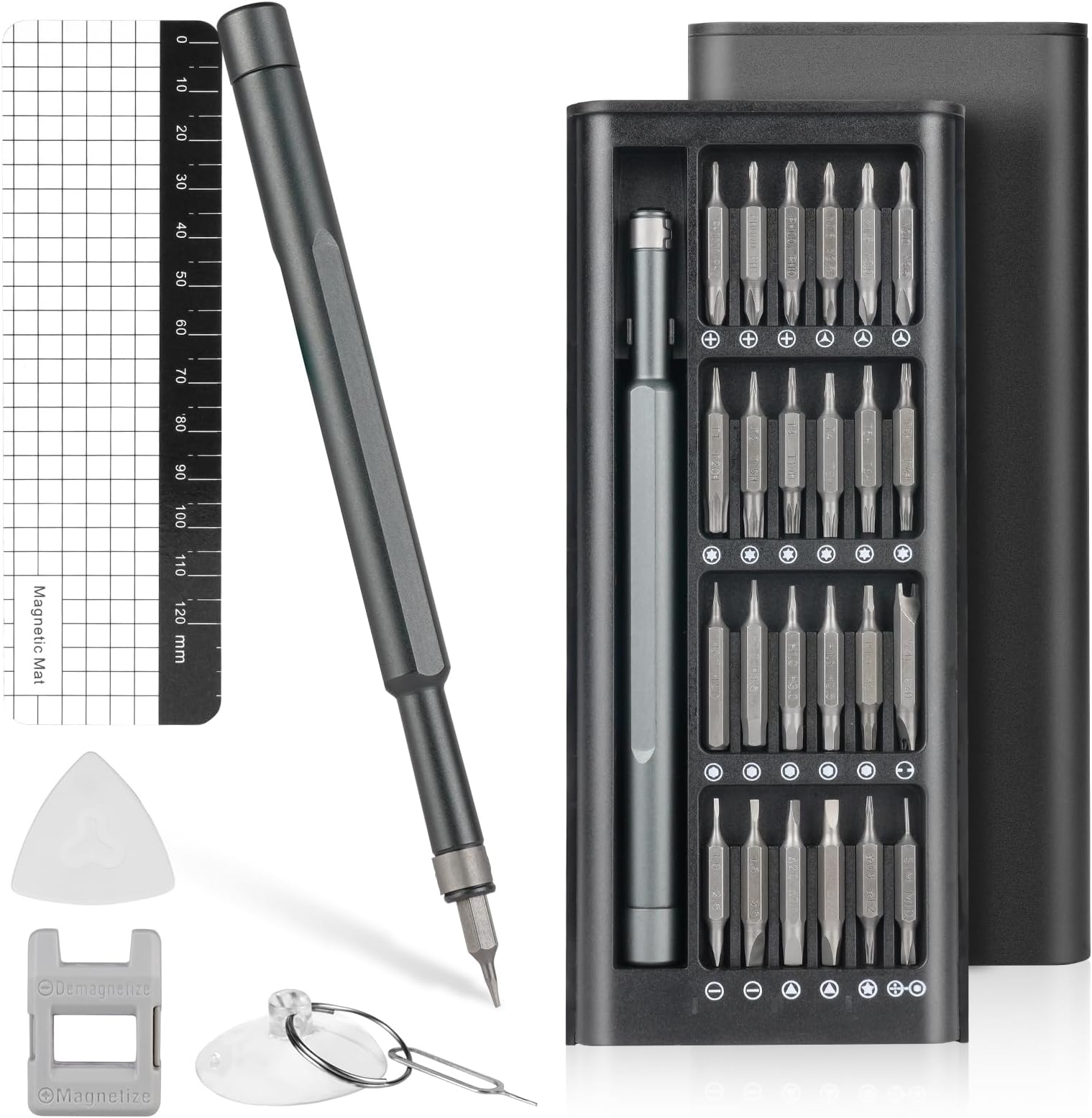 Ainiv 72 in 1 Mini Electric Screwdriver Set, Precision Screwdriver Set ...