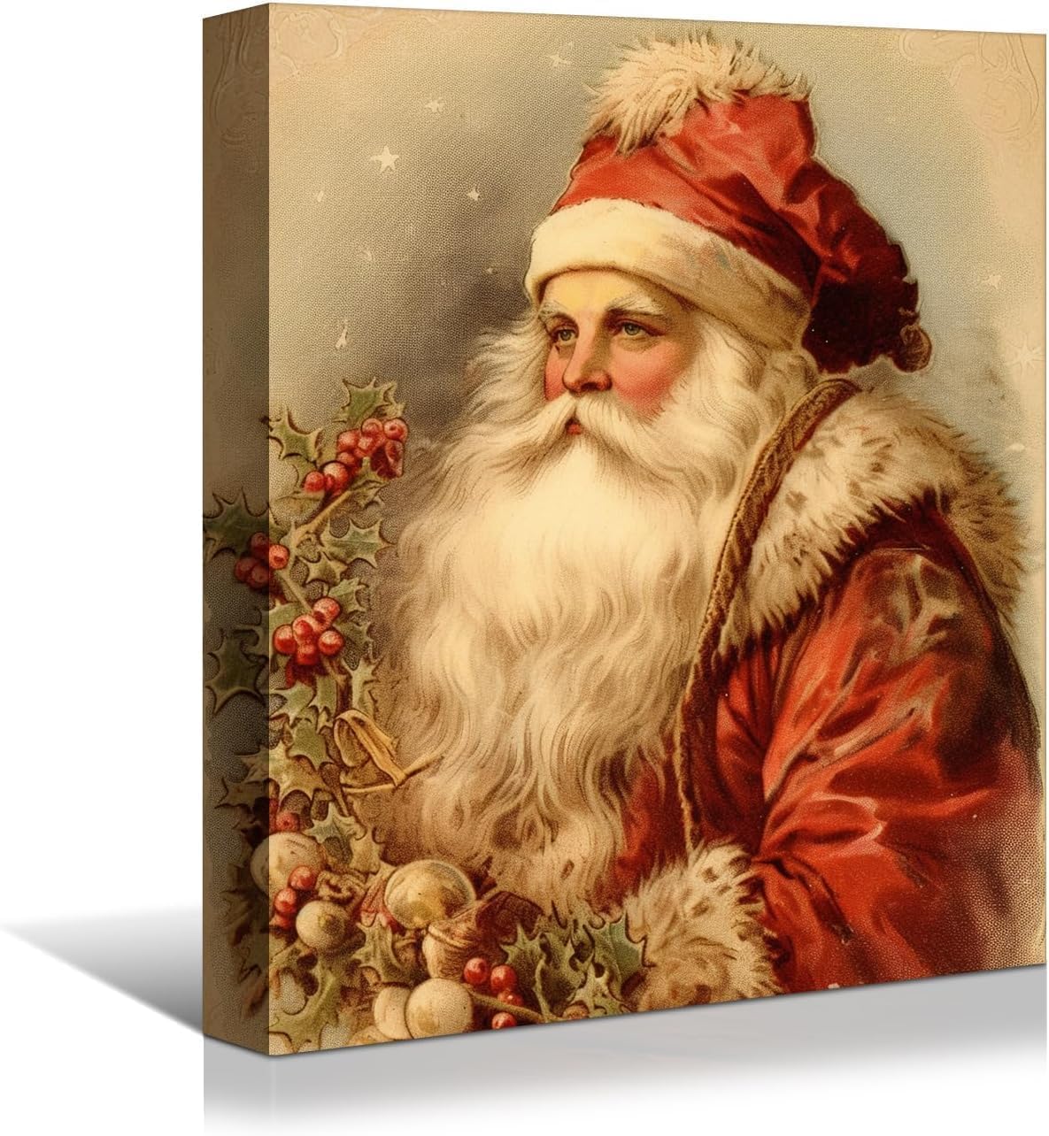 Amazon.com: Santa Claus Christmas Vintage Poster Decorative Painting ...