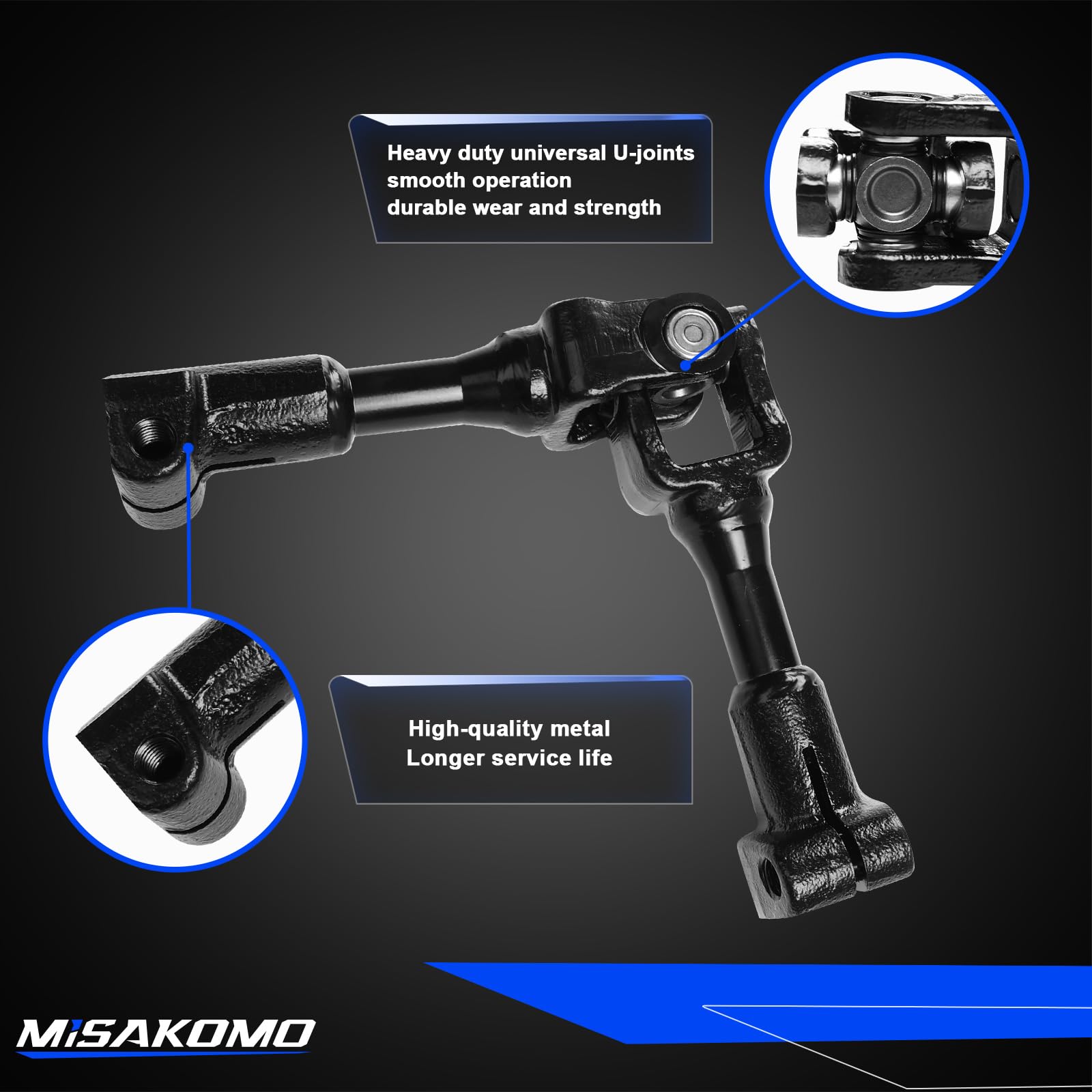 Snapklik.com : Misakomo Lower Steering Intermediate Column Shaft Compatible
