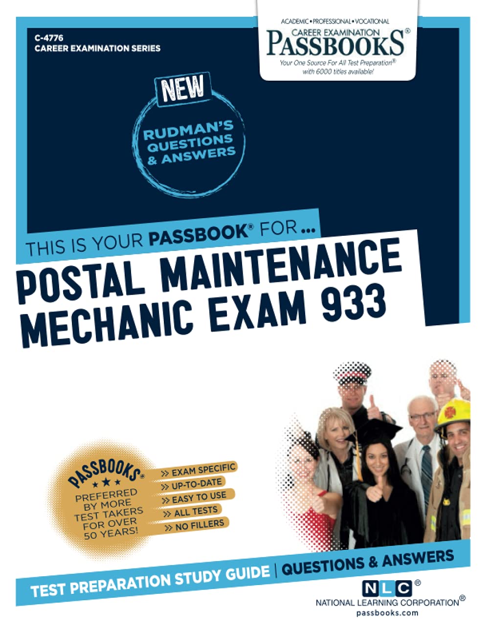 Postal Maintenance Mechanic Exam 933 (C-4776): Passbooks Study Guide ...