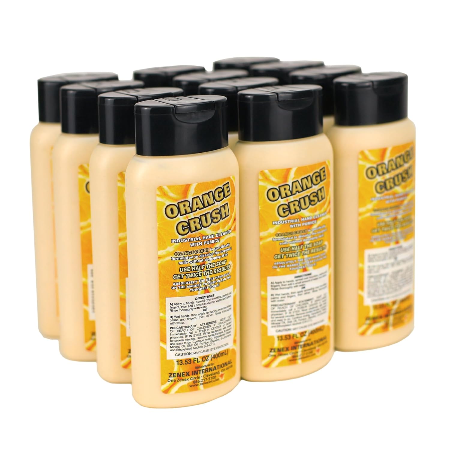 Amazon.com : Zenex Orange Crush Hand Soap with Pumice and Skin ...