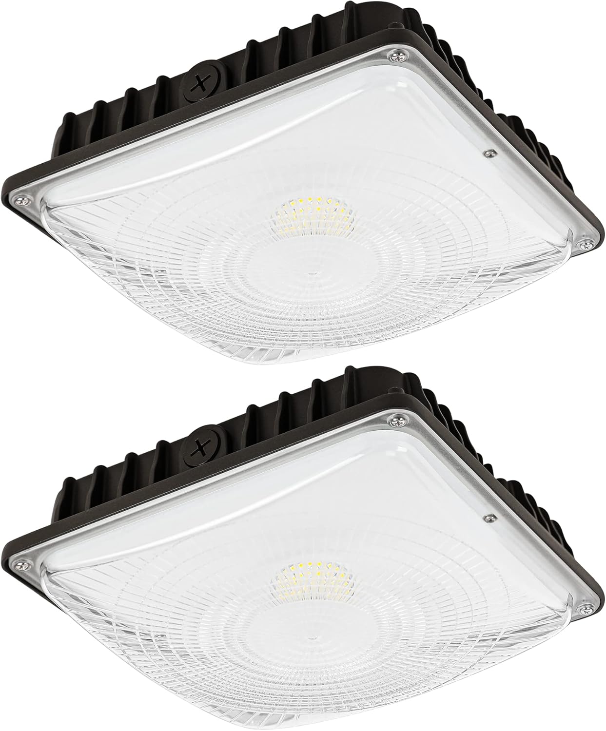 CINOTON 40W LED Canopy Light 2-Pack,5600 Lumens (160W HID Replacement ...