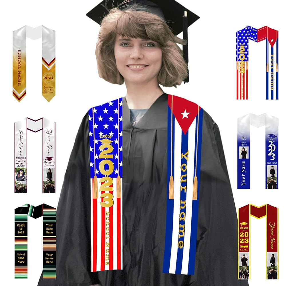 Graduation Scarf Amazon.com: New Zealand Maori Fern Unisex Graduation