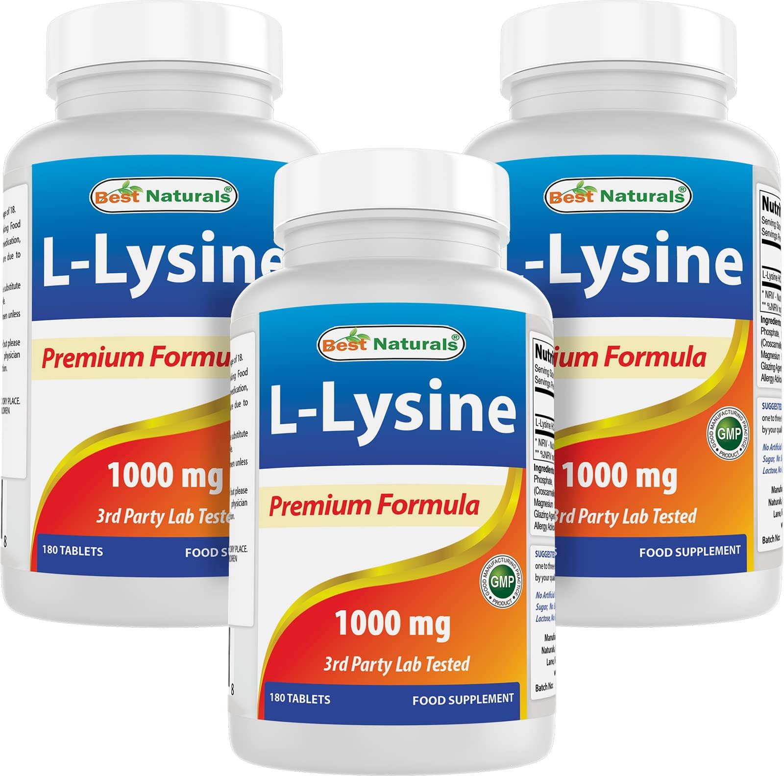 Amazon.com: NOW Supplements, L-Lysine (L-Lysine Hydrochloride) 1,000 mg ...