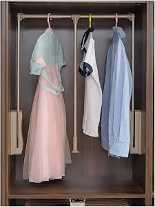 Closet Rod for Hanging Clothes, Cloakroom Lifting Pull-Down Wardrobe ...