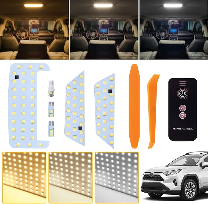 Amazon | トヨタ RAV4 50系LEDルームランプセット 新型 3色30段階調光 リモコン付き 新型RAV4 MXAA52/MXAA54 AXAH52/AXAH54 H31.4 ...