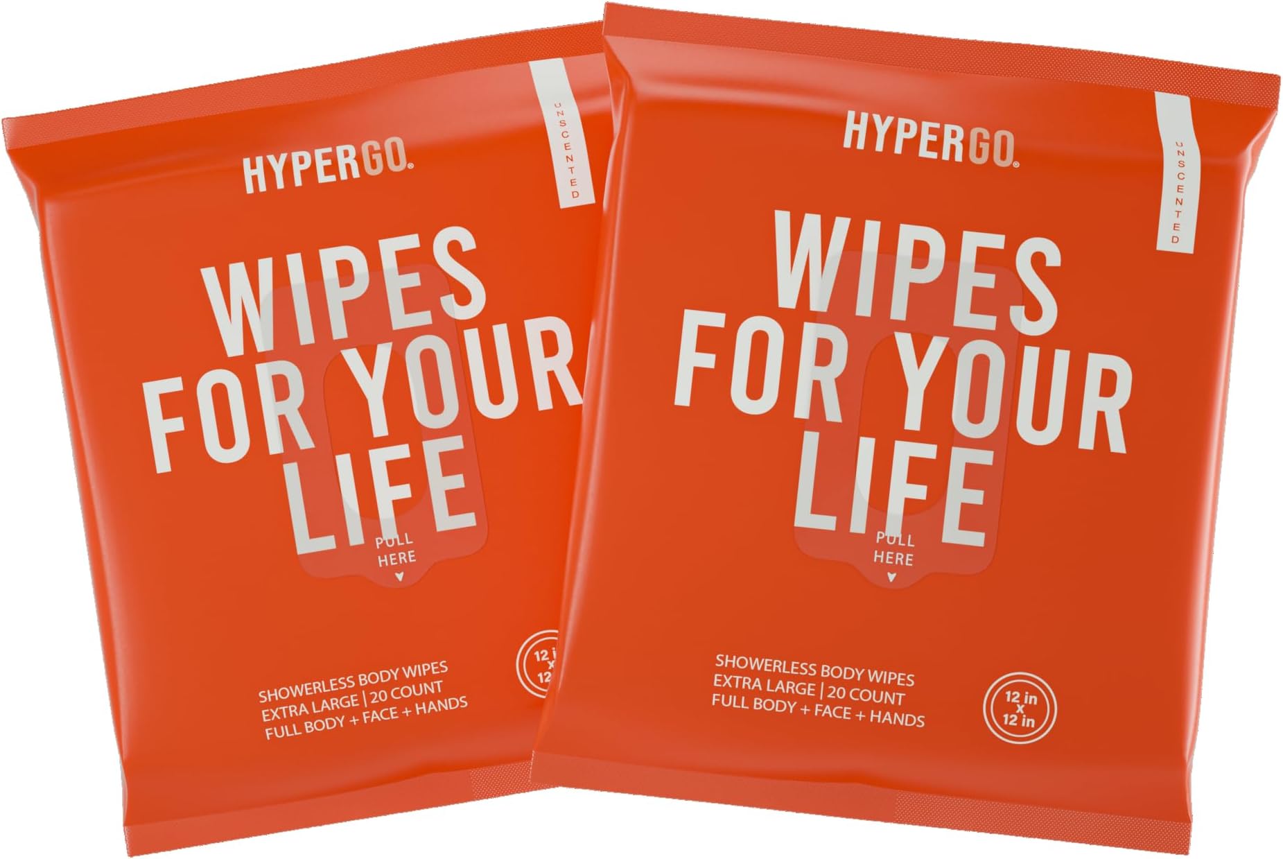 Amazon.com: HyperGo Body Wipes - No Rinse Wet Wipes for Adults, All ...