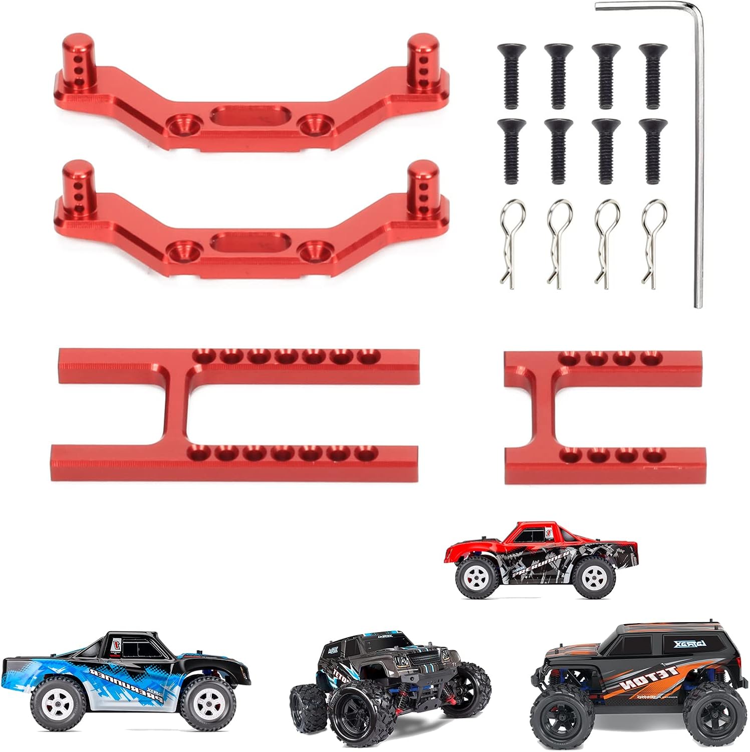 Amazon.com: RCAWD Body Posts Front & Rear for LaTrax Teton & LaTrax ...