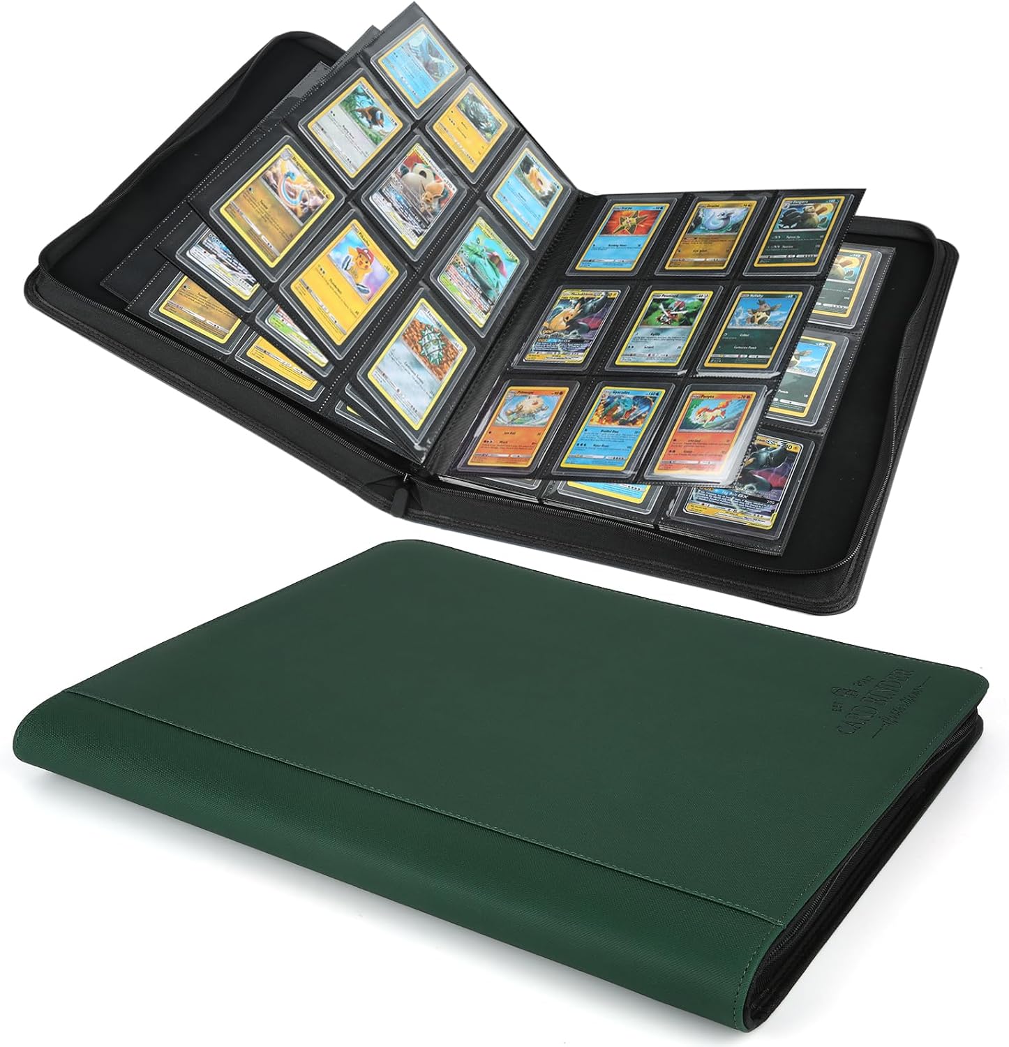 Amazon.com: Toploader Binder,Toploader Hard Cases, 9-Pocket Pages ...