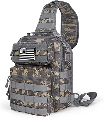 Amazon.com : Tactical Sling Bag Backpack Military Rover Shoulder Sling ...