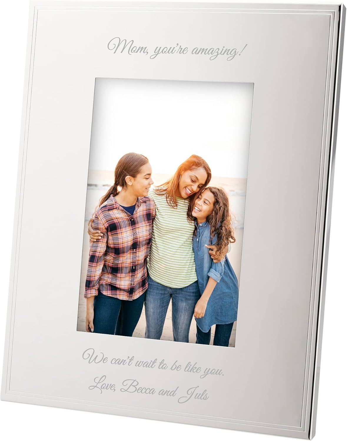 Amazon.com - THINGS REMEMBERED Engraved for Mom Silver Tremont 4 x 6 ...