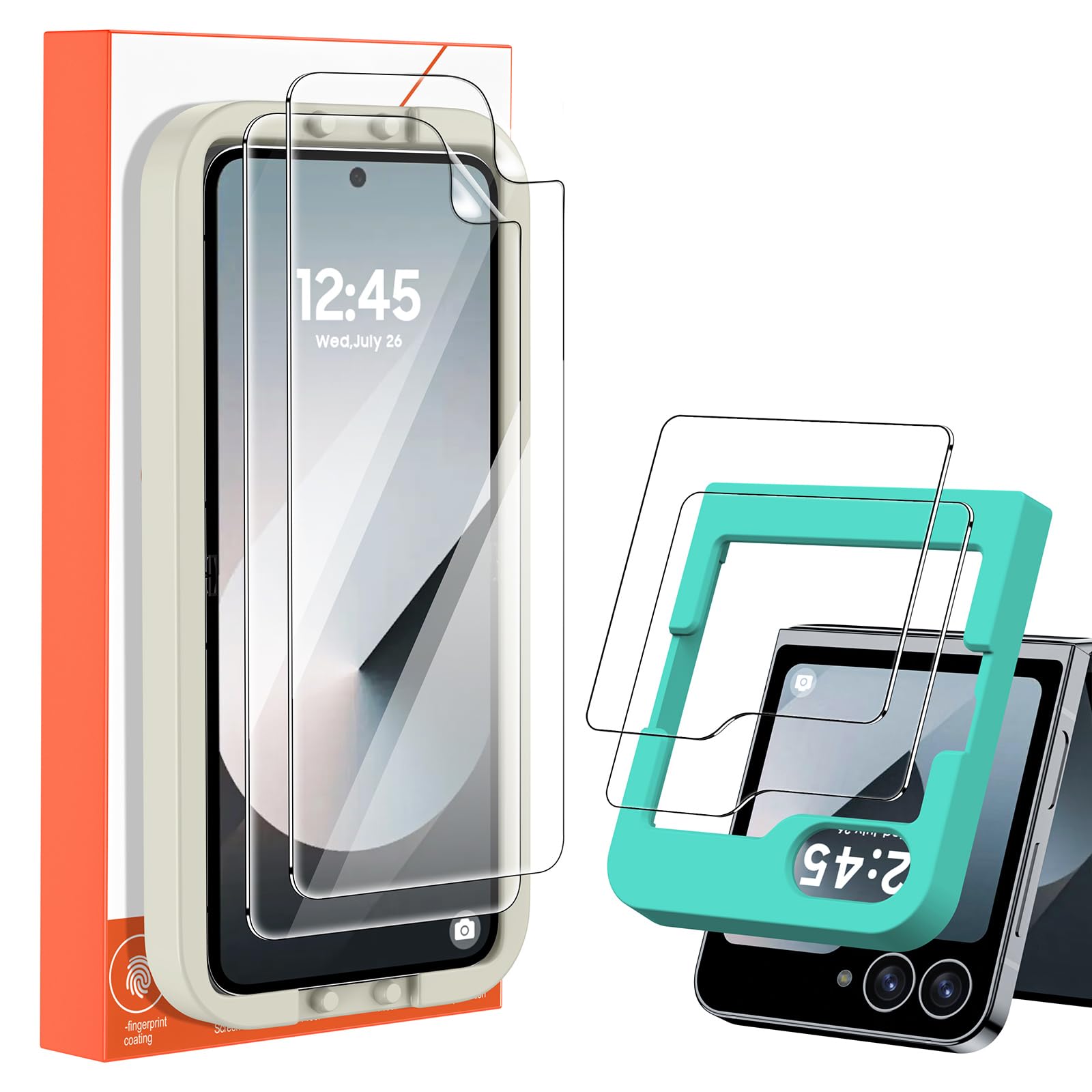 Amazon.com: For Samsung Galaxy Z Flip 6/ 5 Screen Protectors, 2 Pcs ...